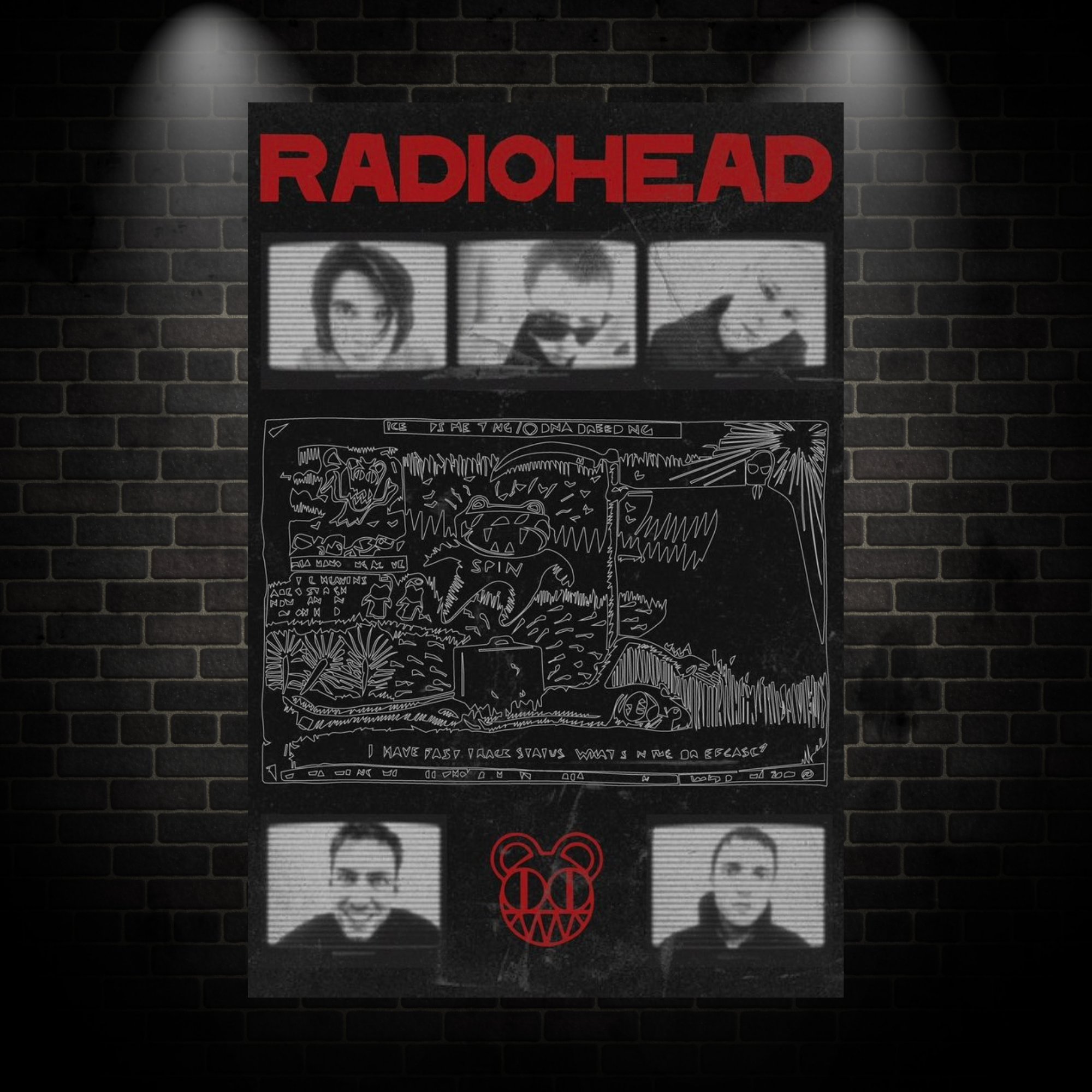 Radiohead poster – Perfect Parcel