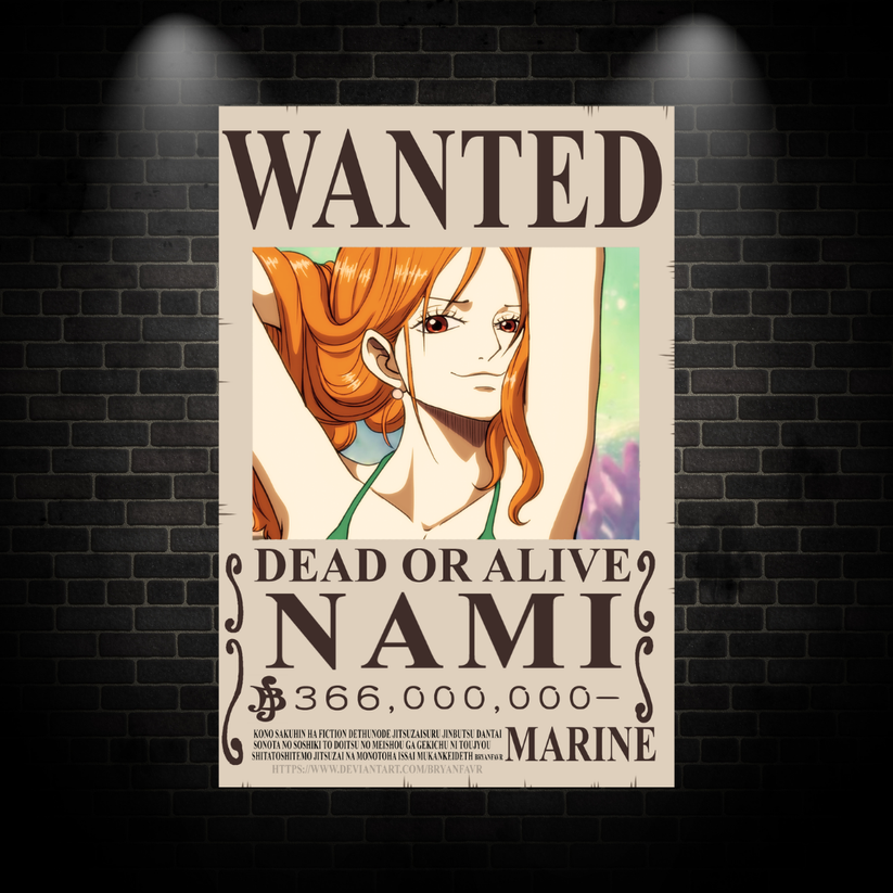 Nami Wanted Poster – Perfect Parcel