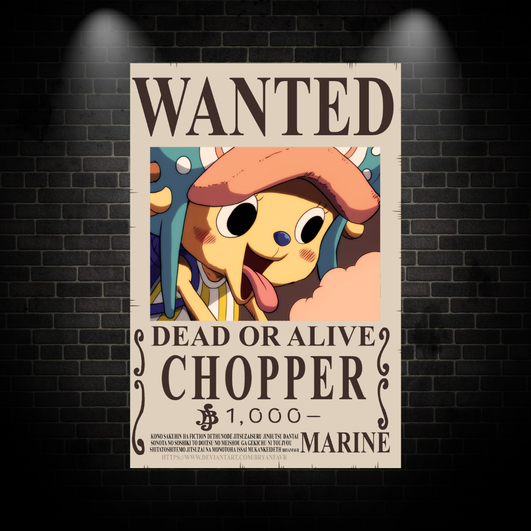 Chopper Wanted Poster – Perfect Parcel