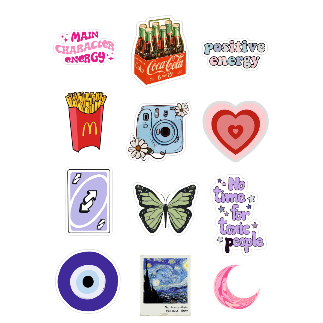 Aesthetic Sticker Sheet – Perfect Parcel