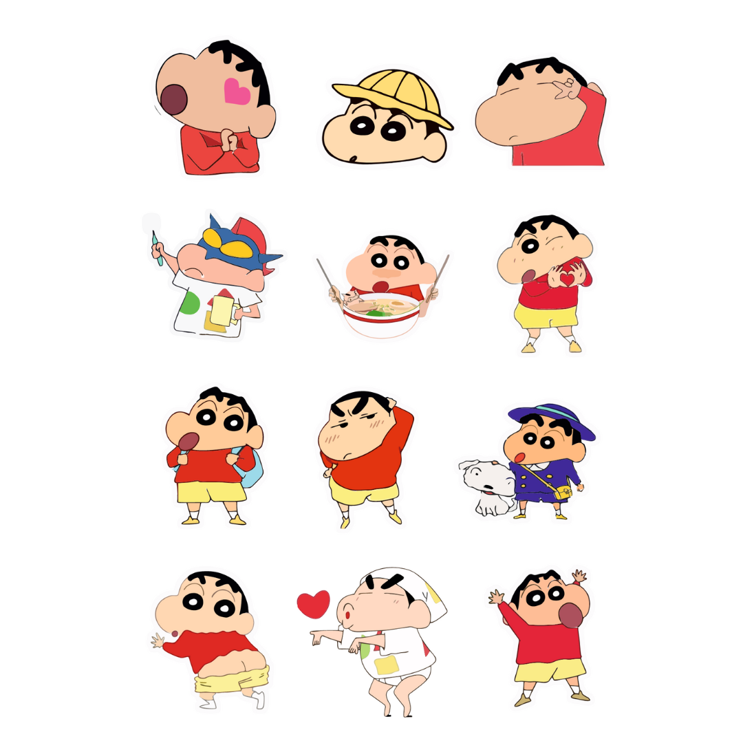Shinchan Sticker Sheet – Perfect Parcel