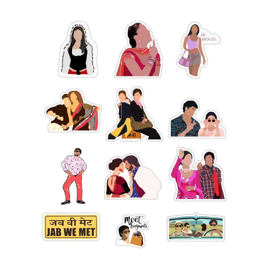 Bollywood Sticker Sheet 2 – Perfect Parcel