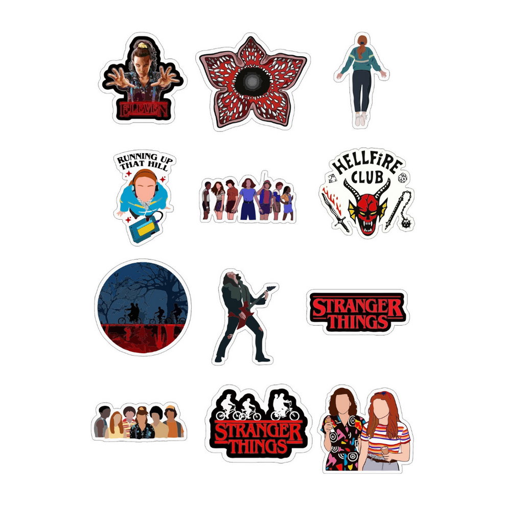 Stranger Things Sticker Sheet – Perfect Parcel
