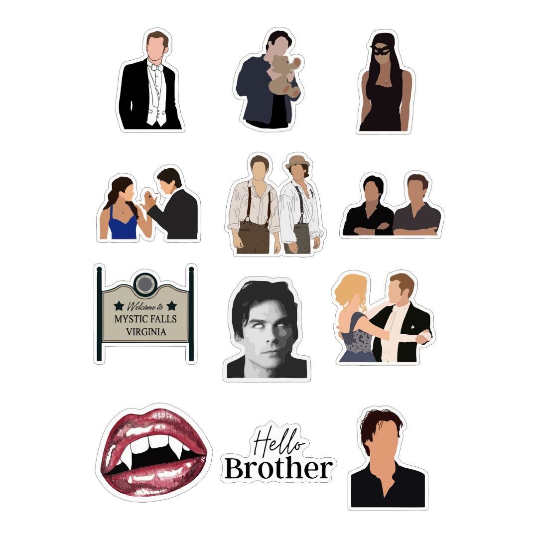 Vampire Diaries Sticker Sheet – Perfect Parcel