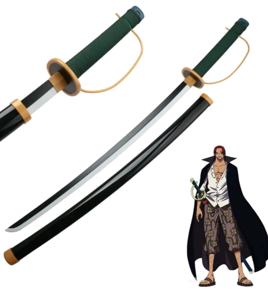 Shanks Life Size katana - 104 cm – Perfect Parcel
